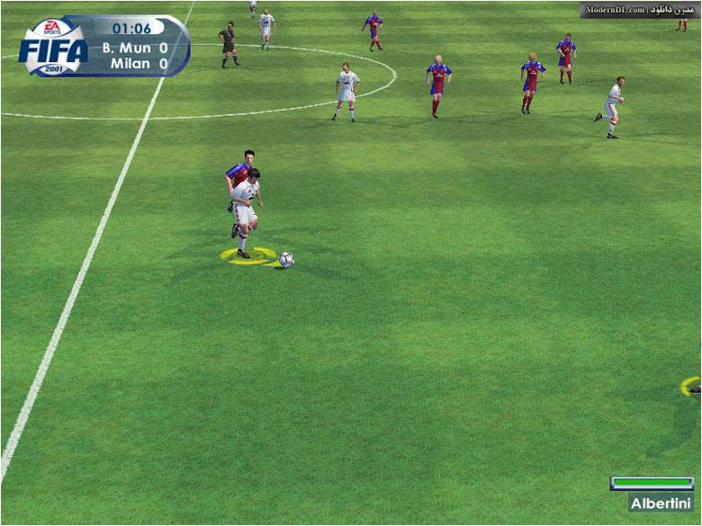 دانلود بازی FIFA 2001 گزارش فارسی - فیفا 2001 برای PC | مدرن دانلود